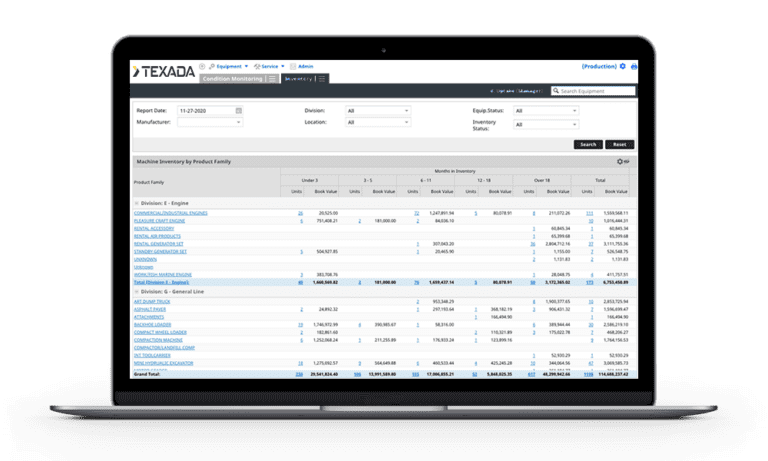 Texada Inventory – Texada Software | Equipment Growth Platform
